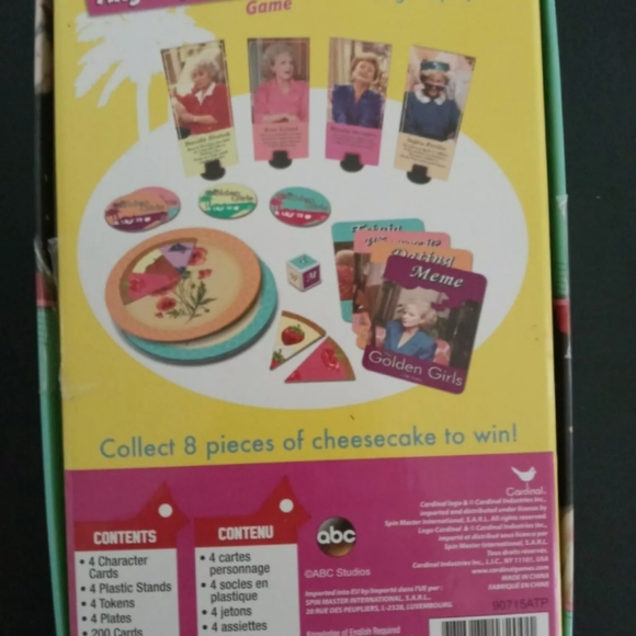 GOLDEN GIRLS | Games | Golden Girls Any Way You Slice It Trivia Game ...